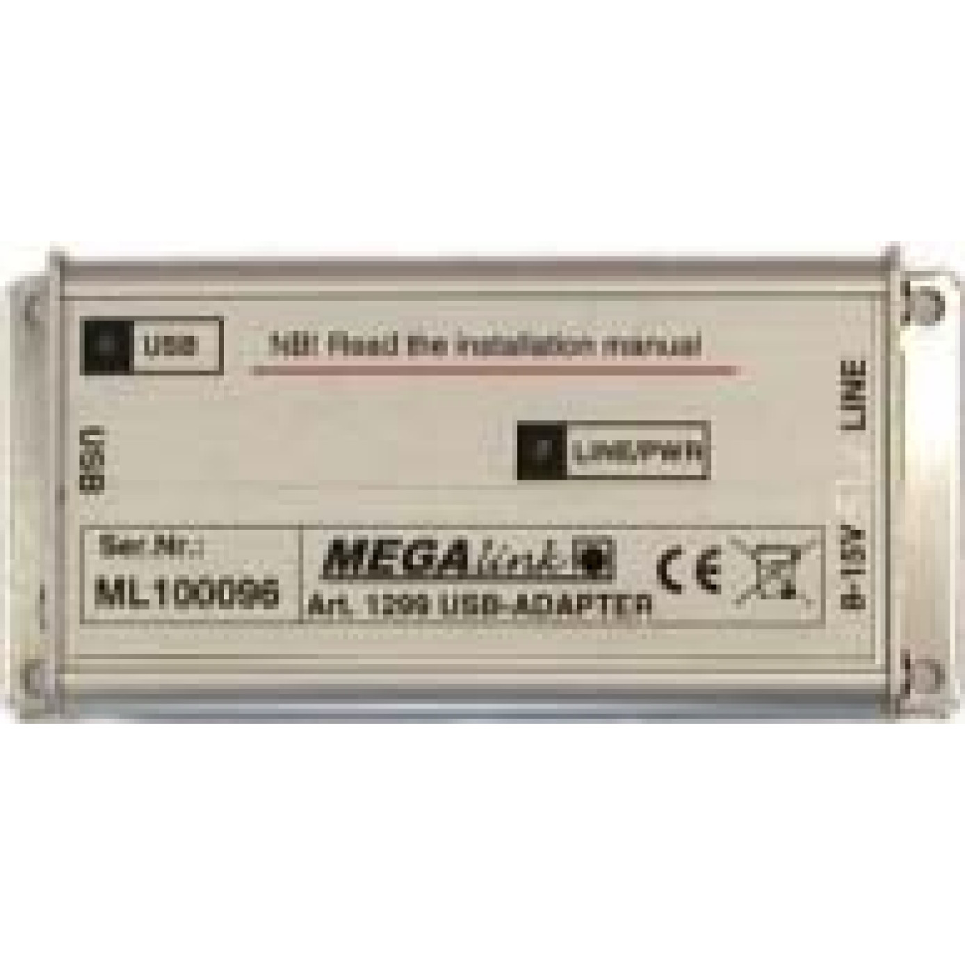 Megalink USB adapter med kabler